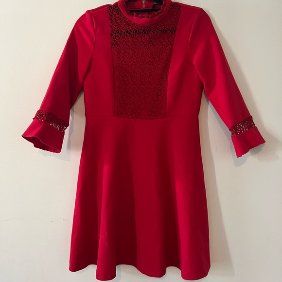Zara | Dresses | Zara Red Dress | Poshmark